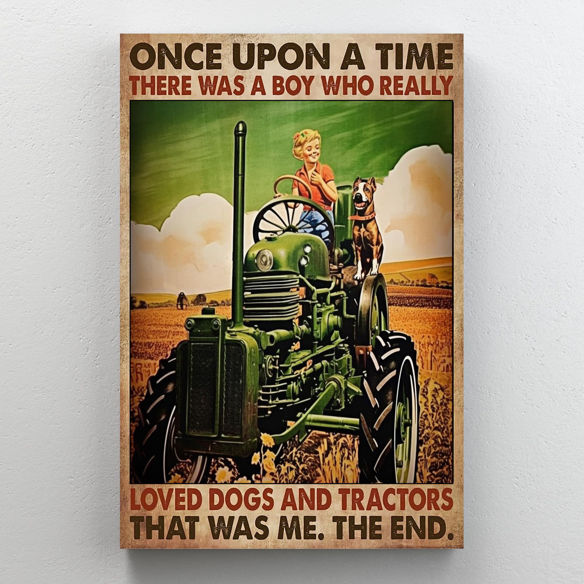 Trinx A Boy Who Really Loved Dogs And Tractors - 1 Piece A Boy Who ...