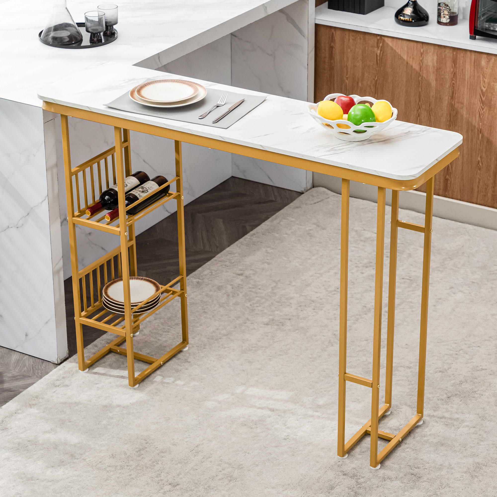 Mercer41 Chrishanda Rectangular 55.1'' L x 15.7'' W | Wayfair