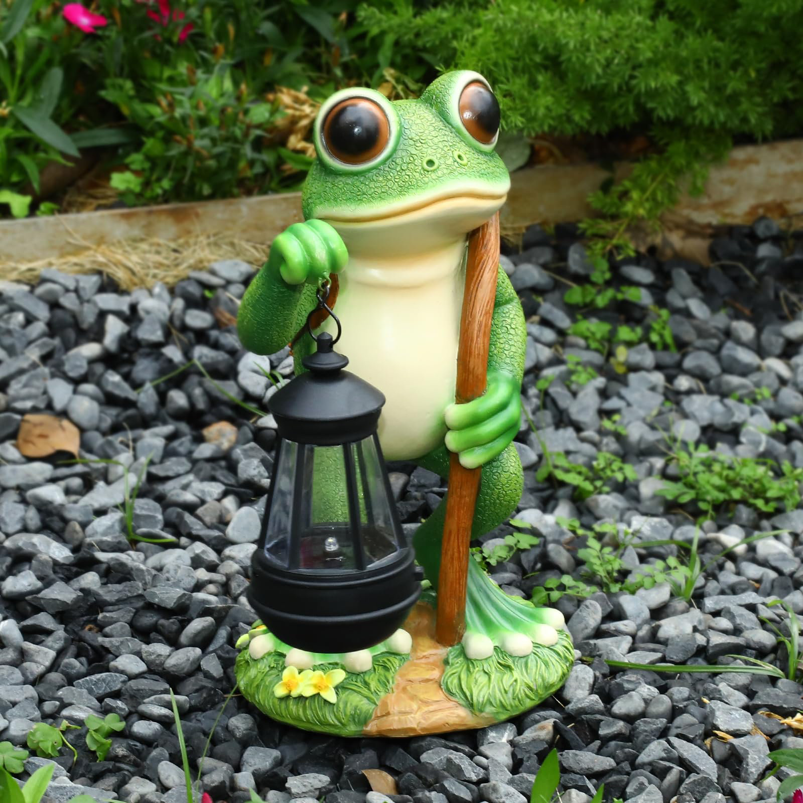 Trinx Garden Statue Frog Outdoor Decor | Wayfair