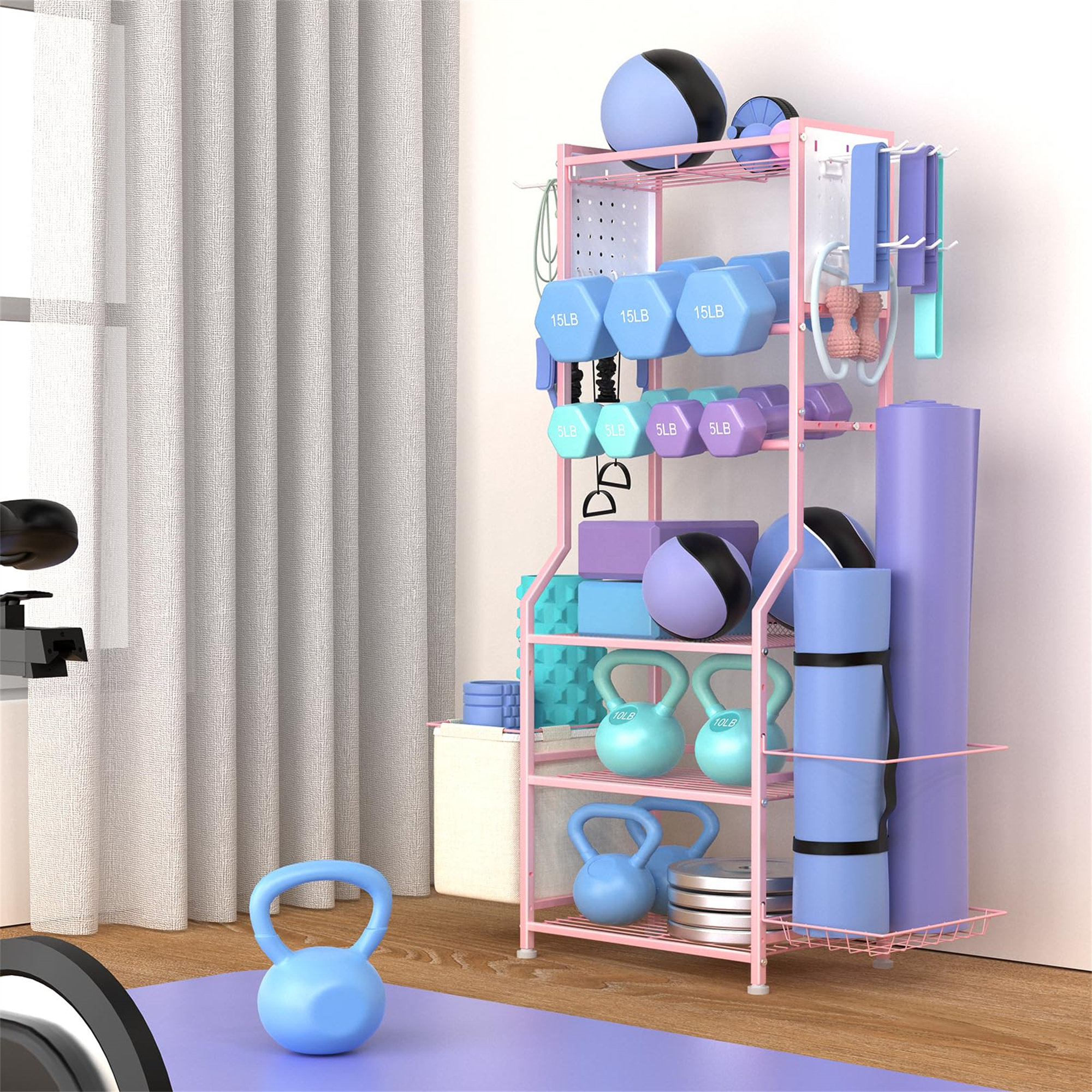 Blooming Dumbbell Rack, Home Gym Storage For Kettlebells - Wayfair Canada