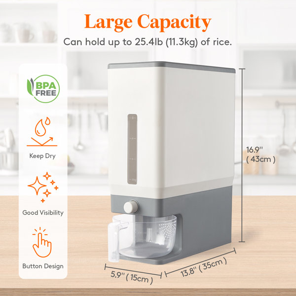 Prep & Savour Cresser Cereal Dispenser & Reviews - Wayfair Canada