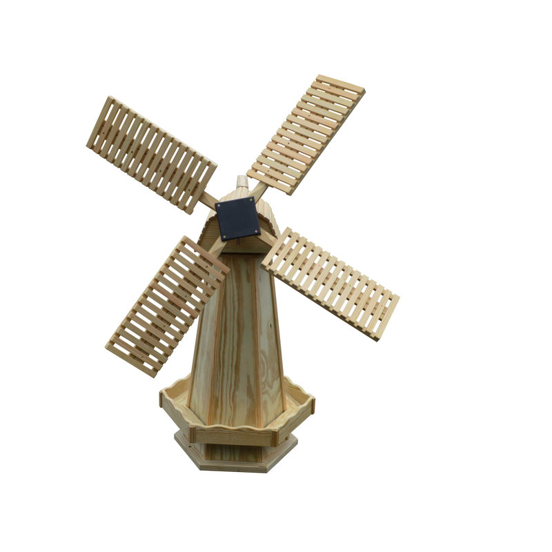 Rosalind Wheeler Donte Pressure Treated Dutch Windmill & Reviews | Wayfair