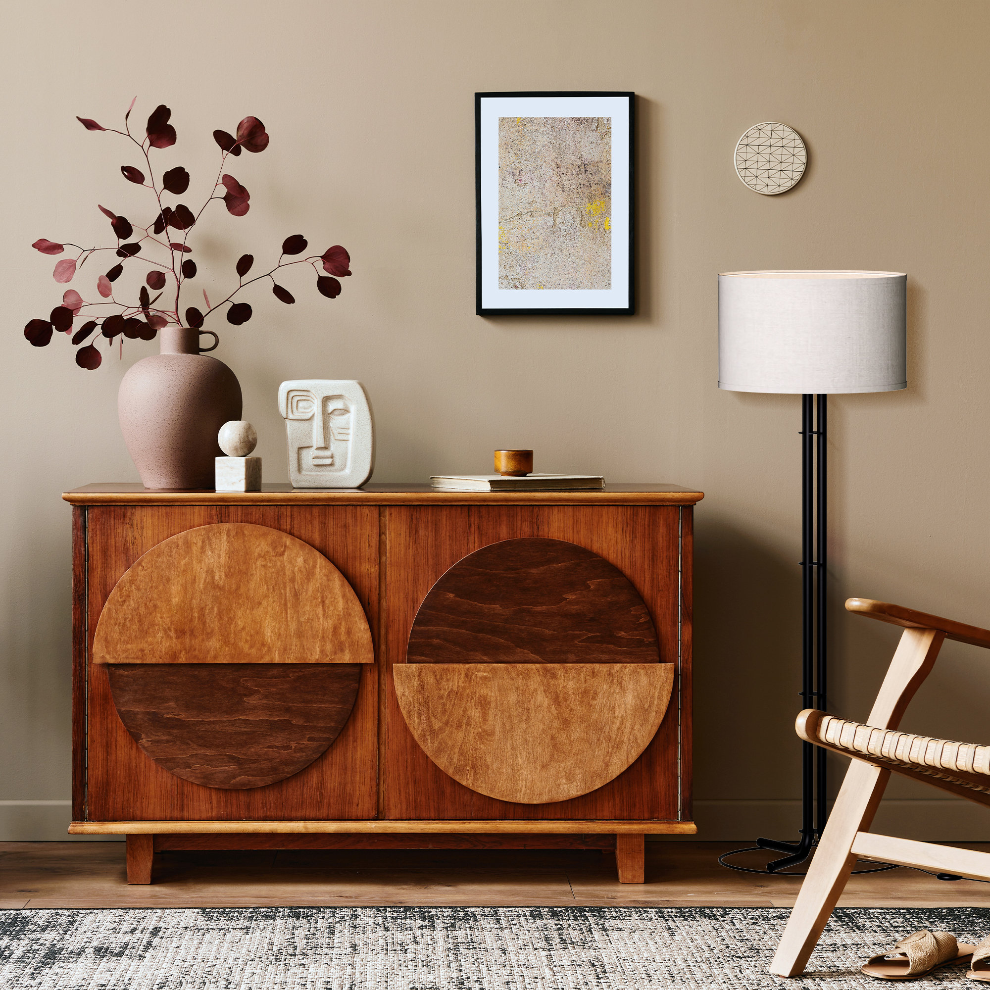 Orren Ellis Classic Elegance 62" Floor Lamp with Cylindrical Shade ...