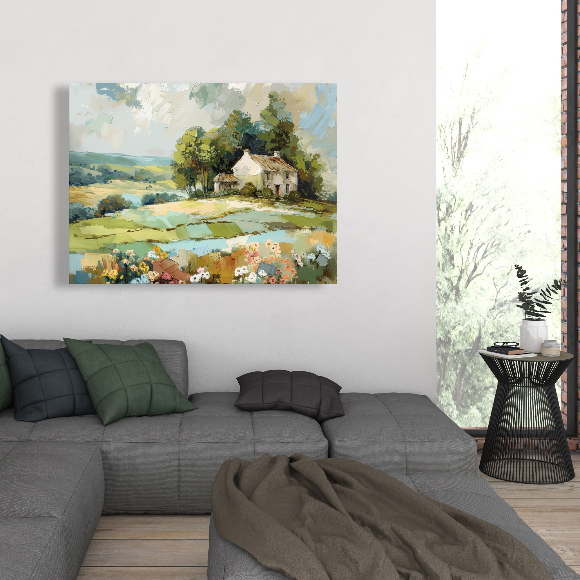 Begin Edition International Inc. The Landmark - Green Canvas Home Decor ...