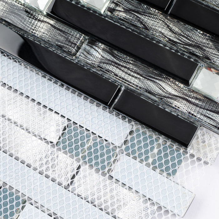 Supreme Tile Galaxy Micro-Beveled Linear Mosaic Wall Tile & Reviews ...