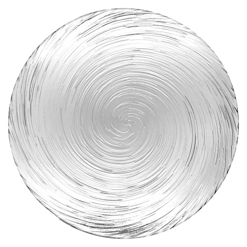 Wrought Studio™ Lyalya Glass Dinner Plate Set of 12 | Wayfair