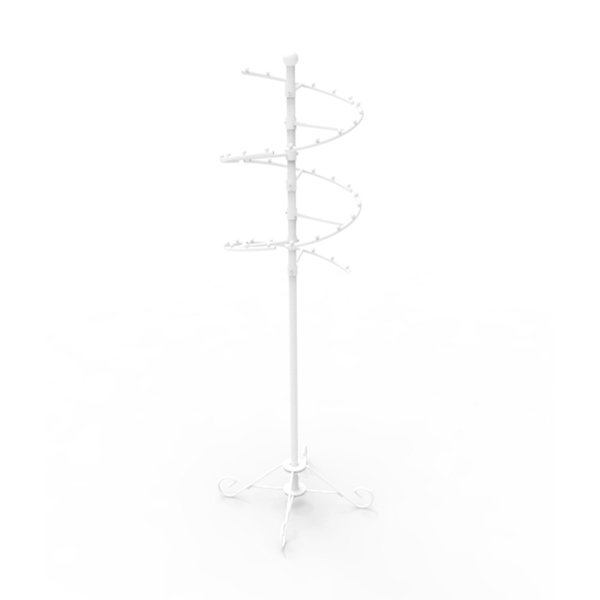 August Grove® 60" High Spiral Clothing Rack with 20 Ball Stops ...