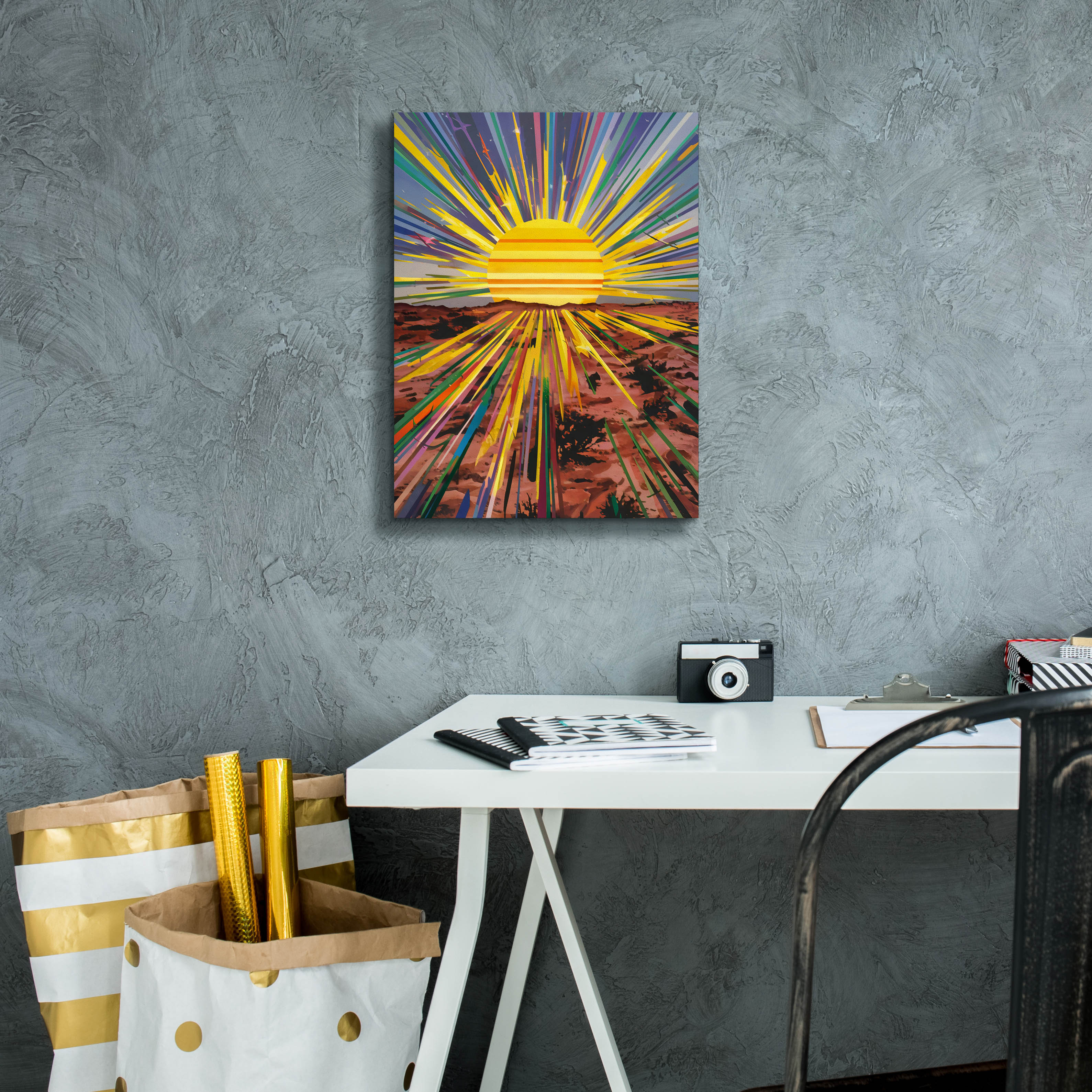 Wrought Studio™ 'Sunrise In The Desert' by Andreas Magnusson Canvas ...