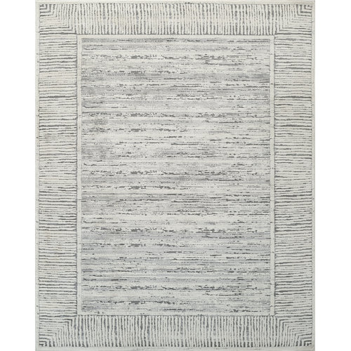 17 Stories High-Low Savannah Grey/Ivory Rug & Reviews | Wayfair