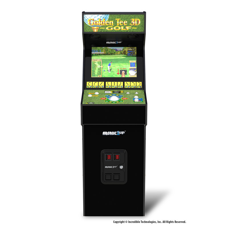 Arcade 1Up Arcade1Up Golden Tee 3D 35 th Anniversary Deluxe Arcade ...