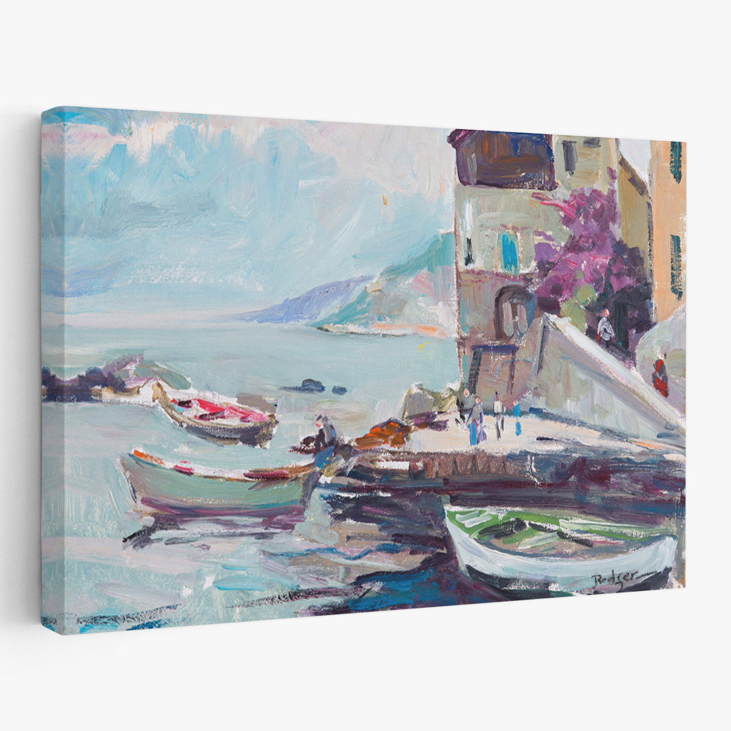 Trend Board Life Italian Village - Coastal Landscapes Boats Europe ...