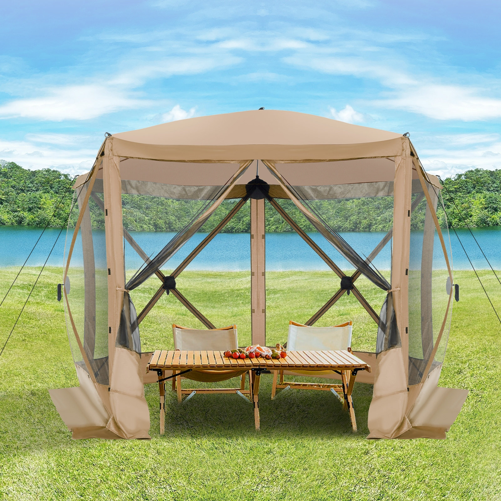 HOTEEL 10FTx10FT Screen Room with Mosquito Netting - Wayfair Canada