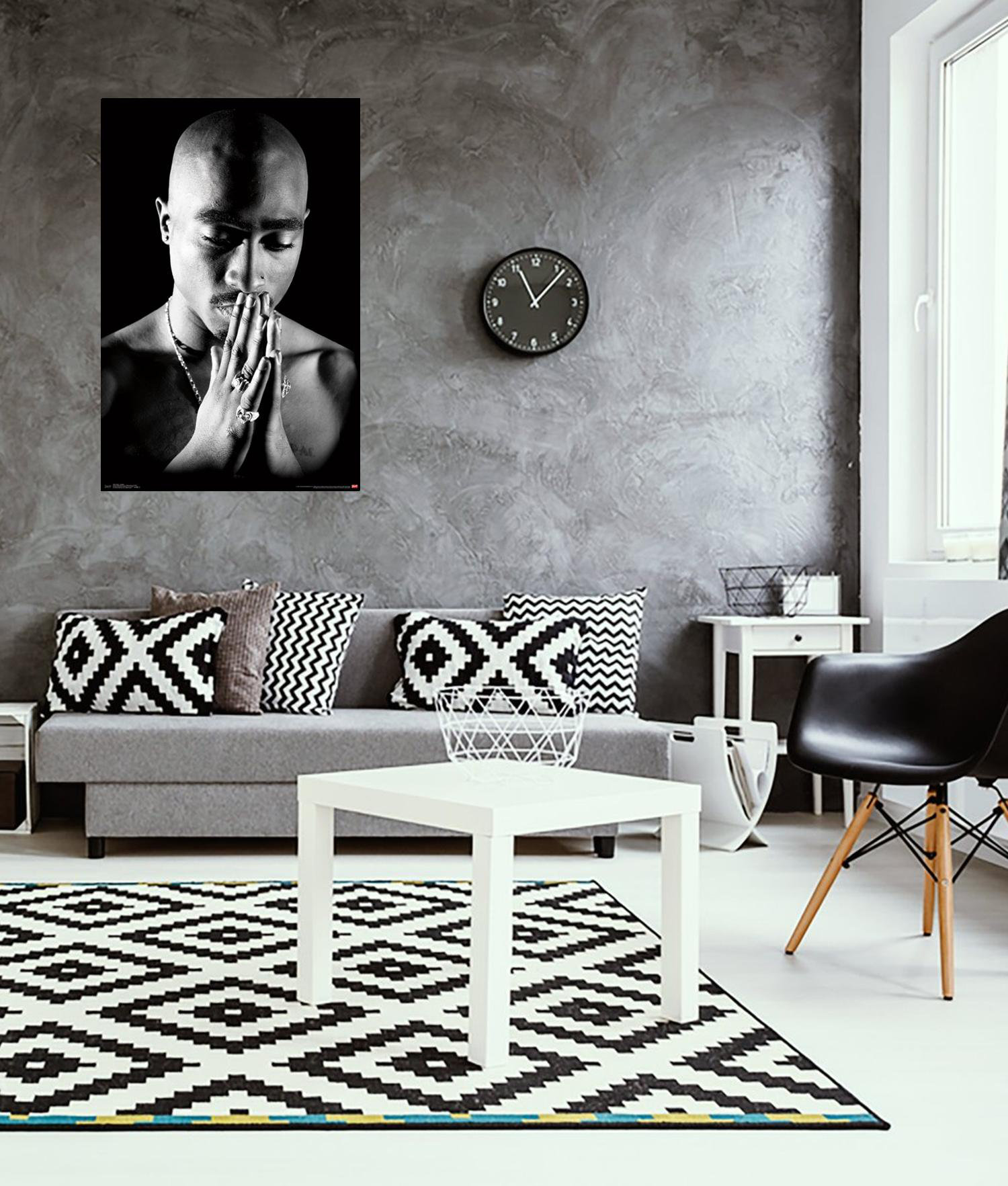 Buy Art For Less Tupac Shakur Praying On Paper Print & Reviews | Wayfair