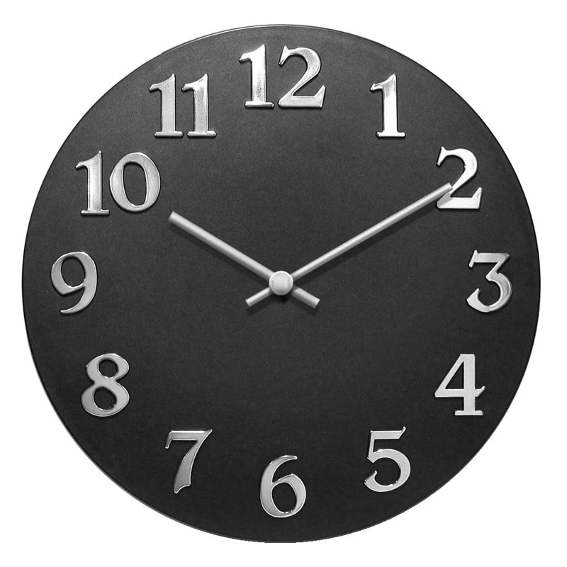 Steelside™ Erie Modern/Contemporary Round Plastic Wall Clock 12 Inches ...