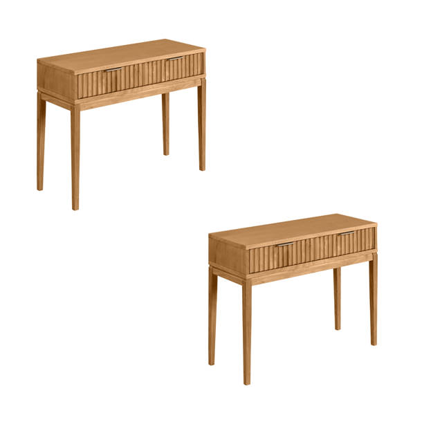 Nathan James 2-Piece End Table with Drawer Set & Reviews | Wayfair