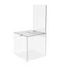 FixtureDisplays 10 x 10 x 21" Clear Transparent Donation Box Suggestion ...