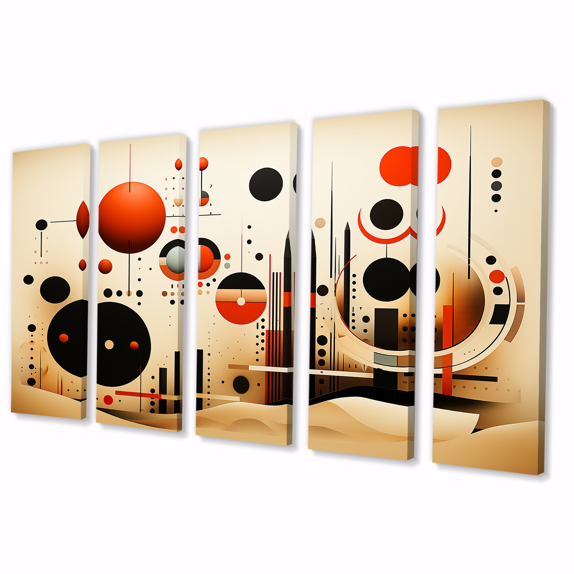 Ivy Bronx Echoing Ellipse Geometric Frequency III - Abstract Geometric ...