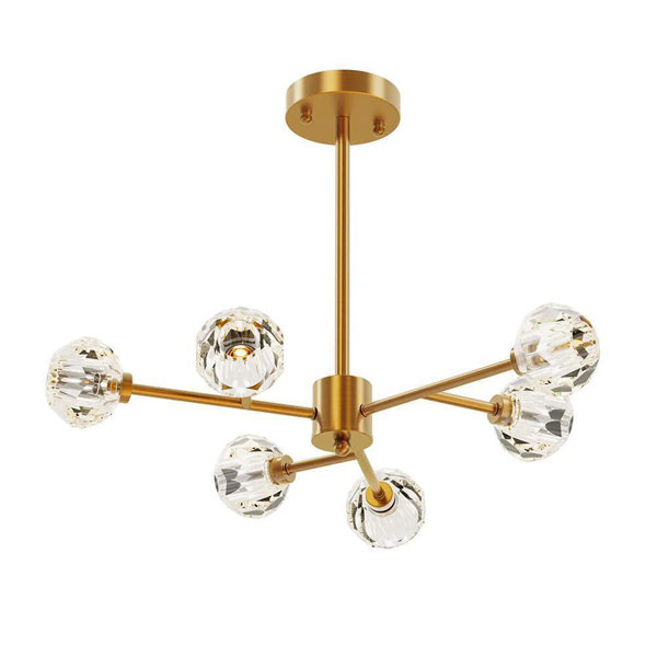 Mercer41 Palmiro 6 - Light Sputnik Sphere Chandelier - Wayfair Canada