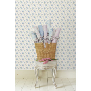 LoveShackFancy Rose Small Print 33' L x 20.5" W Wallpaper Roll ...