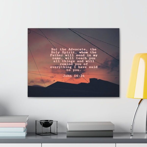 Trinx " The Holy Spirit John 14:26 Bible Verse " | Wayfair