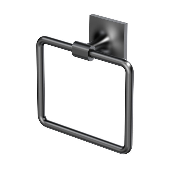 Gatco Waterline Towel Ring | Bathroom, Kitchen Square Hand Towel Holder ...