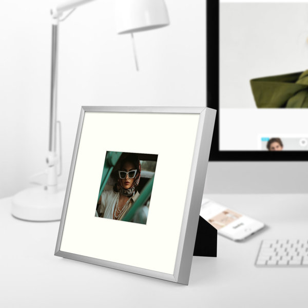 Wayfair Basics® Drennon Metal Picture Frame, Aluminum Photo Frames for ...