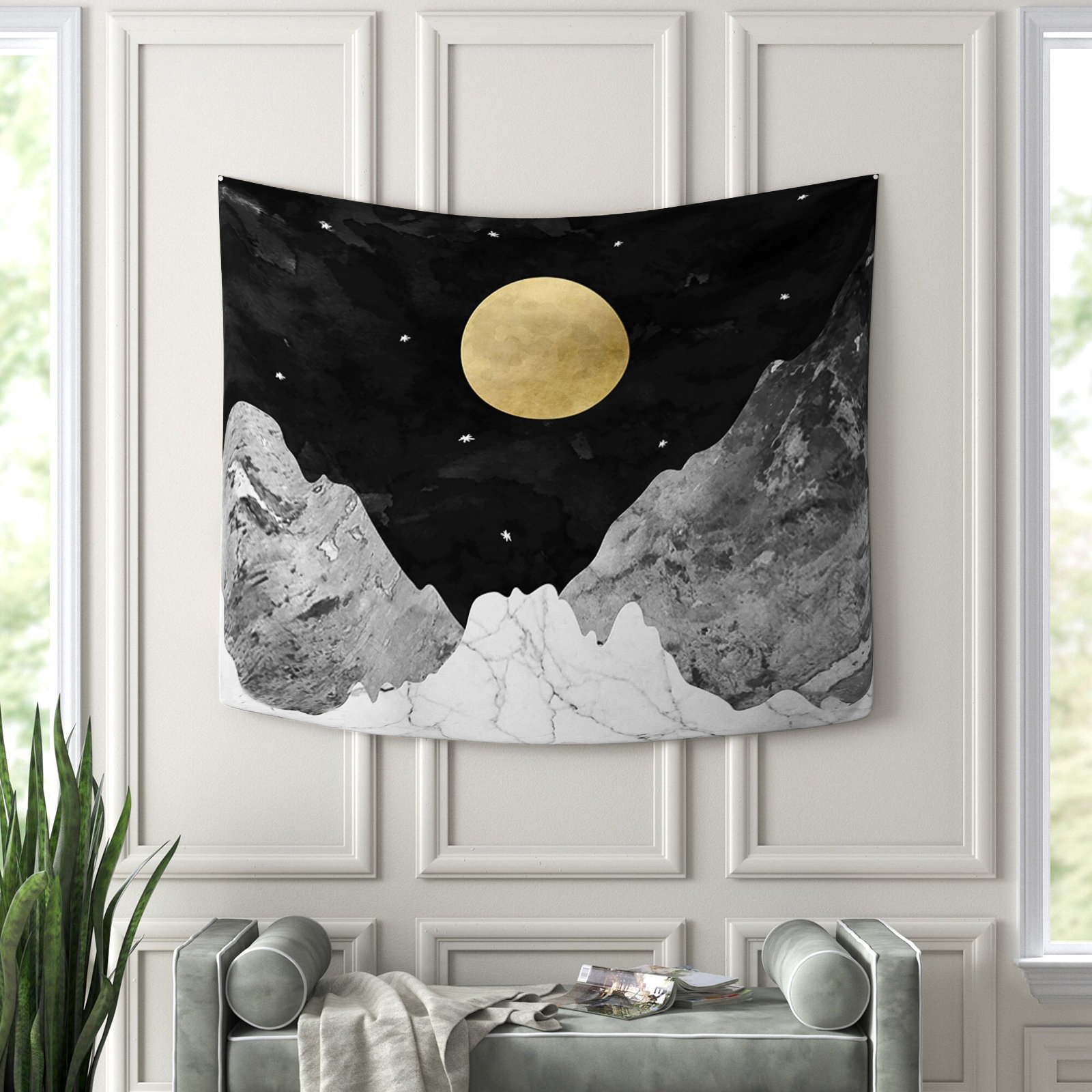 Willa Arlo™ Interiors Polyester Tapestry with Hanging Accessories ...