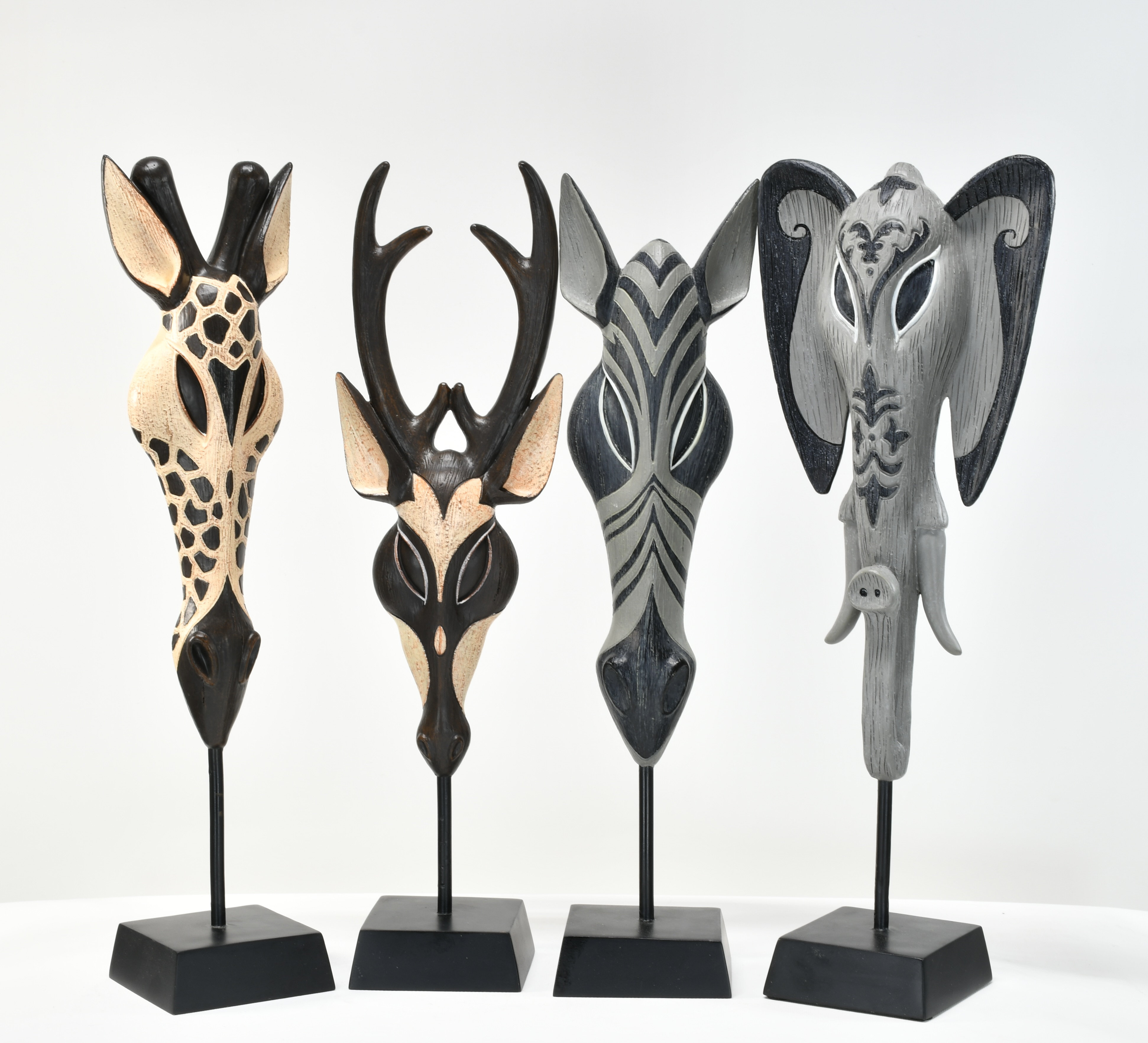 Dakota Fields African Animals Mask On Stand | Wayfair