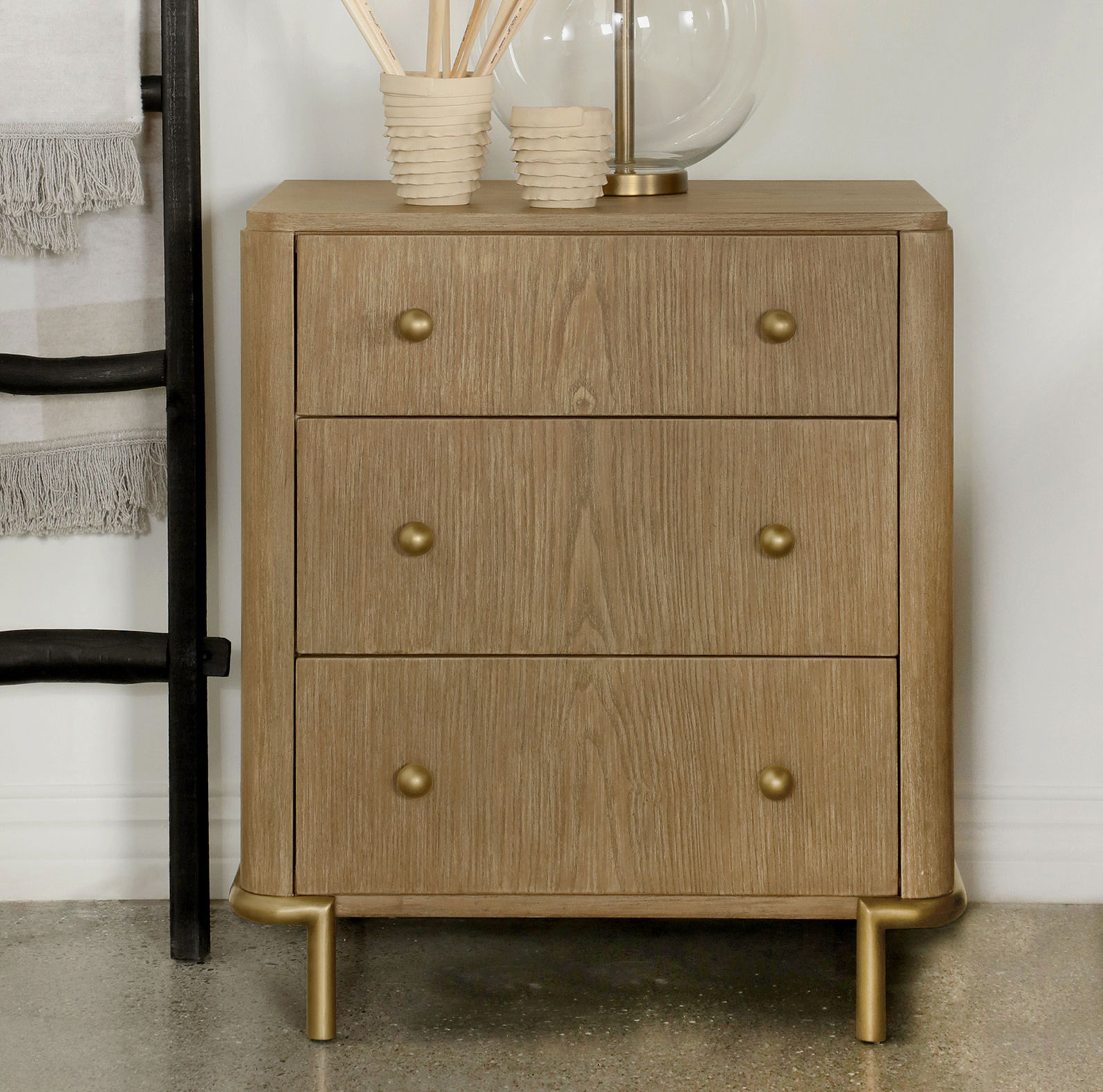 Kelly Clarkson Home Maxine 3-drawer Nightstand & Reviews | Wayfair