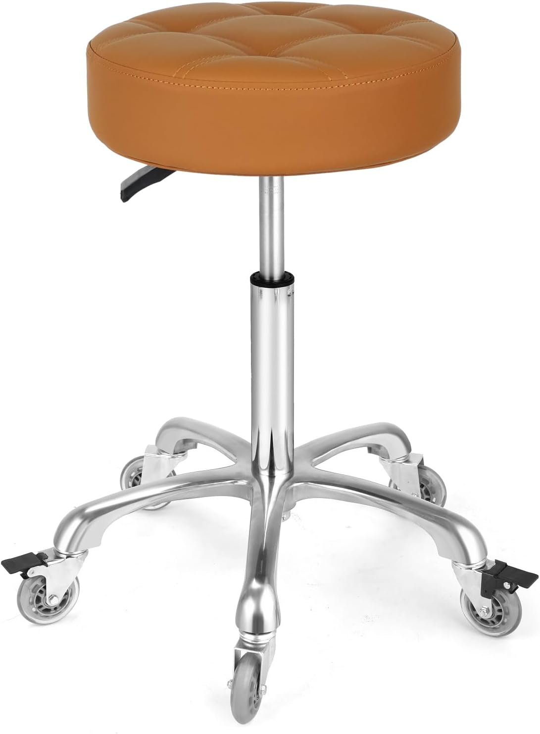 Latitude Run® Adjustable Heavy Duty Stool - Rolling Stools with Locking ...