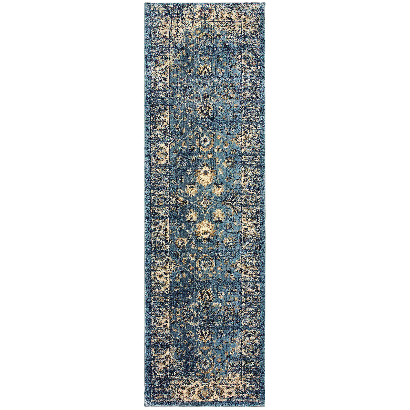 One Allium Way® Burruss Oriental Teal Area Rug | Wayfair