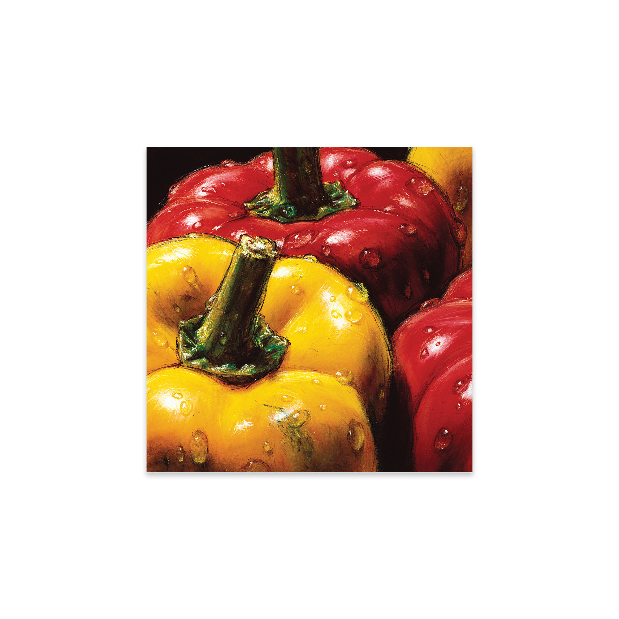 Ebern Designs Peppers On Plastic/Acrylic by AlmaCh Painting | Wayfair