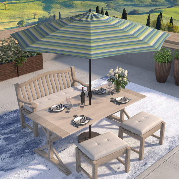 Freeport Park® Jelks 9' Market Sunbrella Umbrella & Reviews | Wayfair