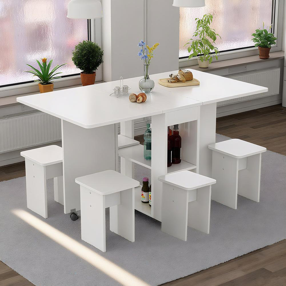 Wrought Studio™ Modern Folding Table Set | Wayfair