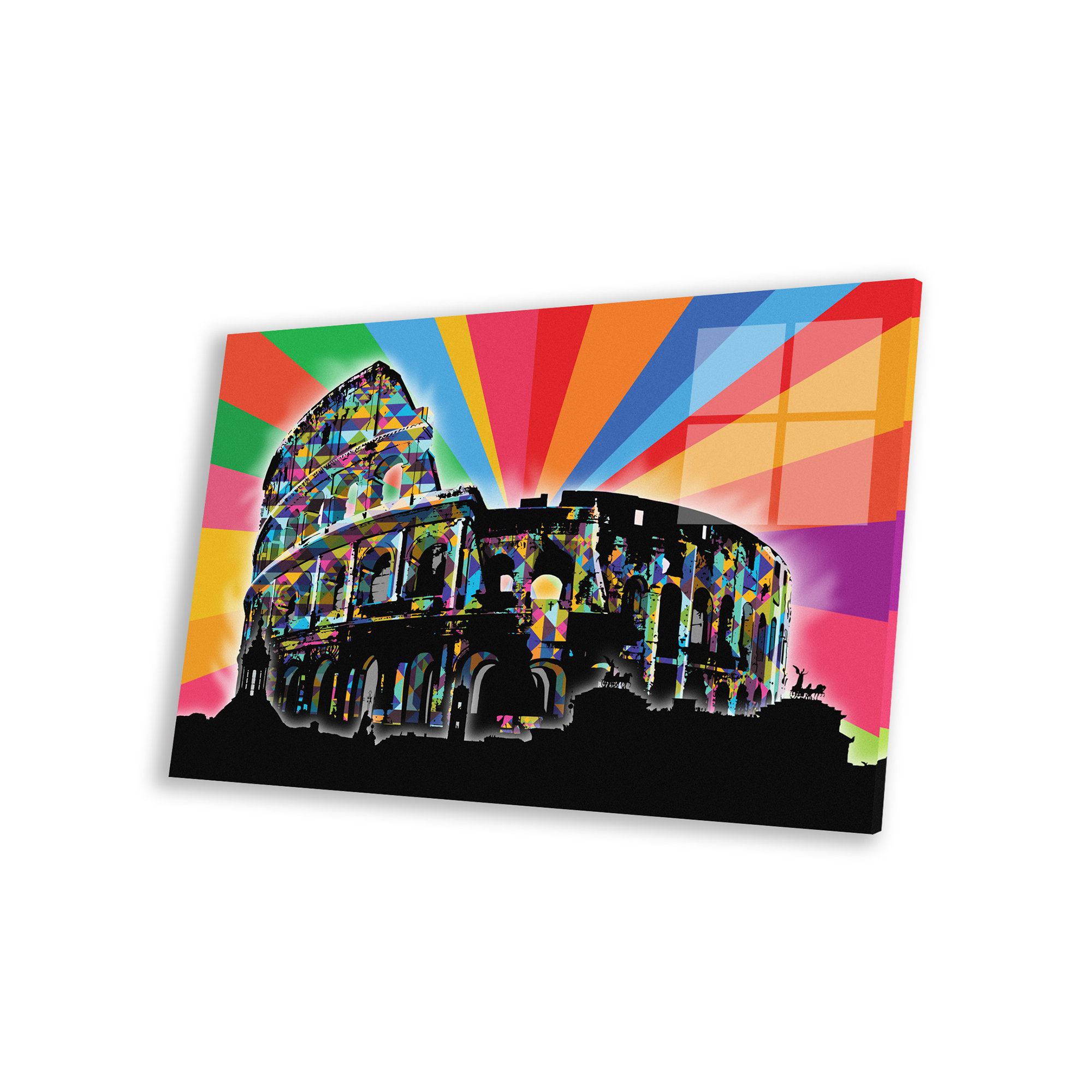 George Oliver Rome Psychedelic Pop On Plastic/Acrylic by 5by5collective ...