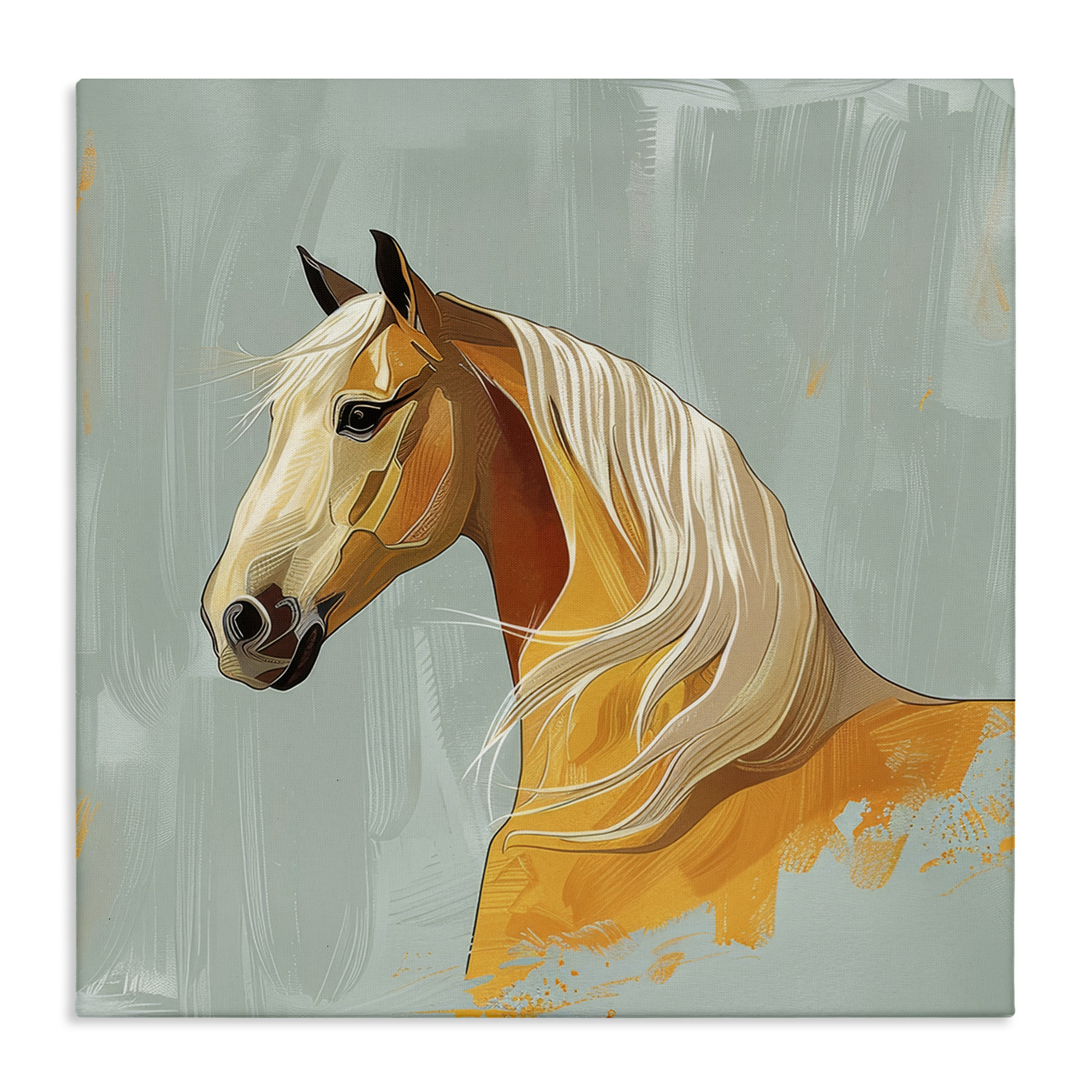 Red Barrel Studio® Equine Elegance Portrait Canvas Wall Art by Lazar Studio | Wayfair