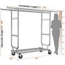 Rebrilliant Clothes Rack,Clothing Rack 630 LBS Heavy Duty Clothes Rack ...