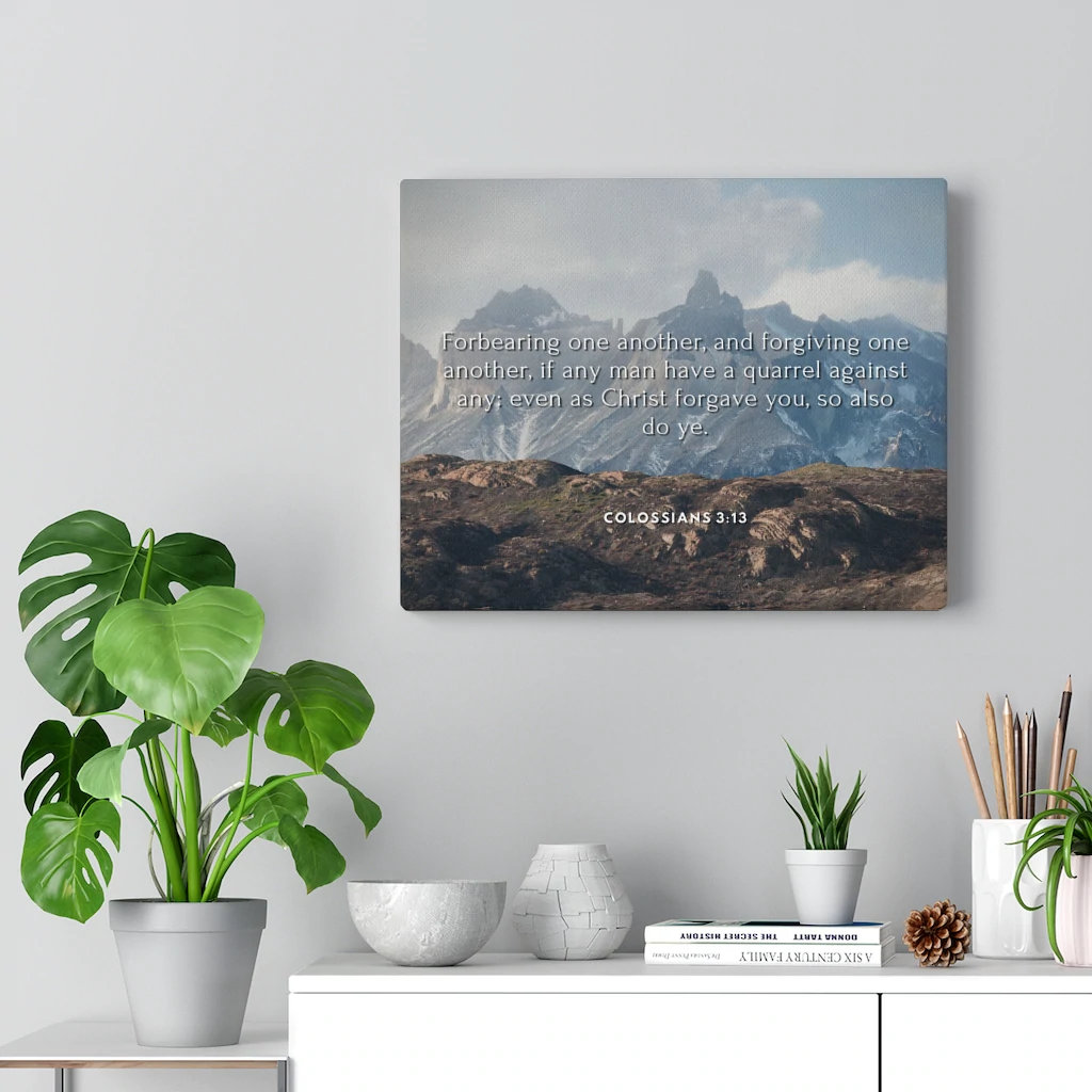 Trinx Forgiving One Another Colossians 3:13 Christian Wall Art Bible ...