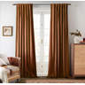 Mercer41 Dessy Velvet Curtains 2 Panel Set Super Soft luxury Rod Pocket ...