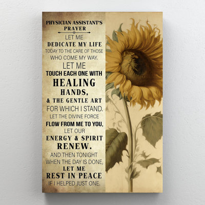 Trinx Physician Assistants Prayer - 1 Piece Rectangle Gr Physician ...