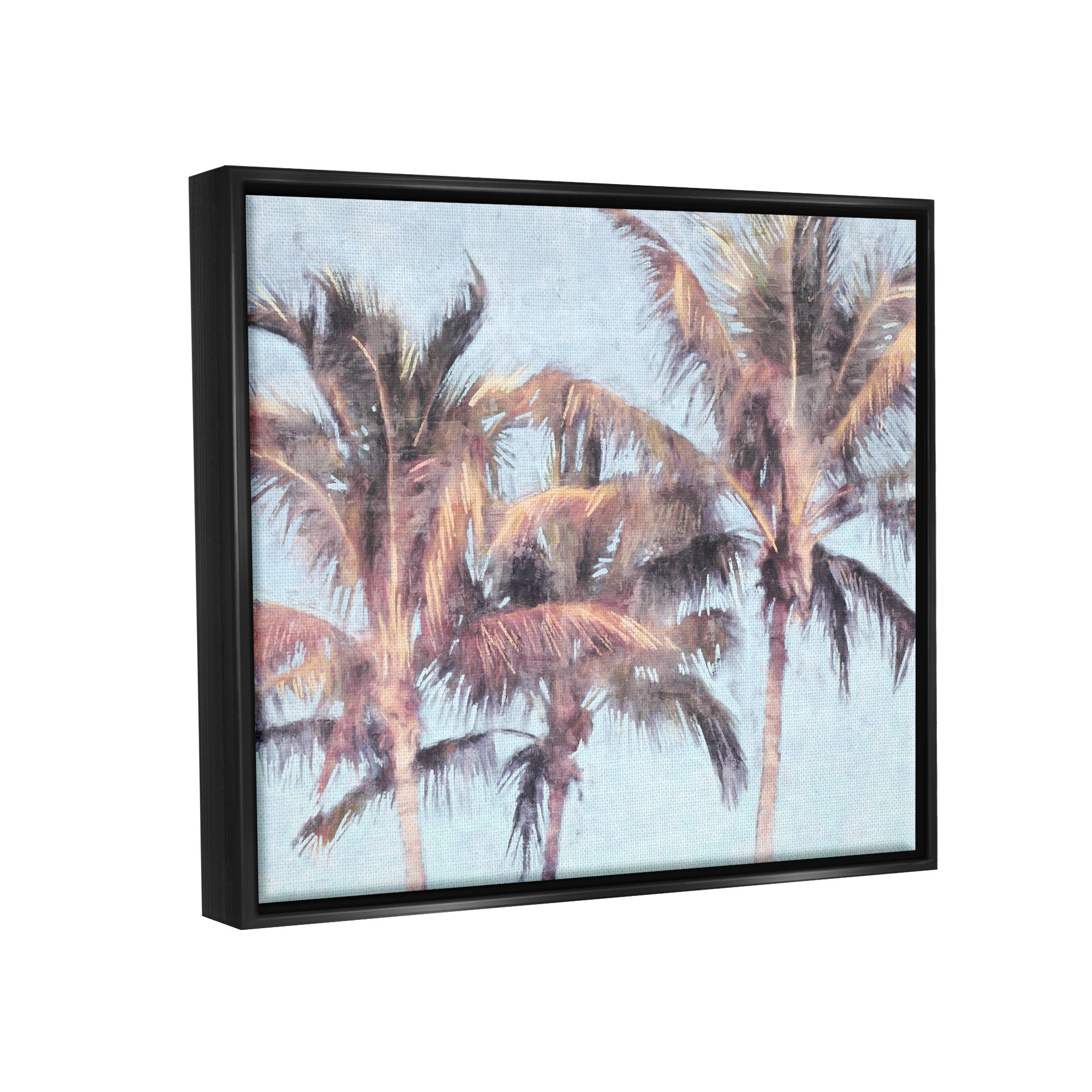 Bay Isle Home™ «Looming Palm Trees Tropical Sky» par Nina Blue - cadre ...