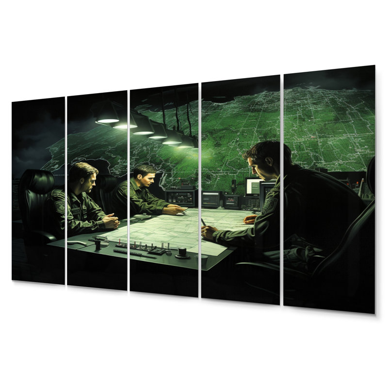 Design Art Military Mission Command I - Army Metal Wall Decor Set | Wayfair