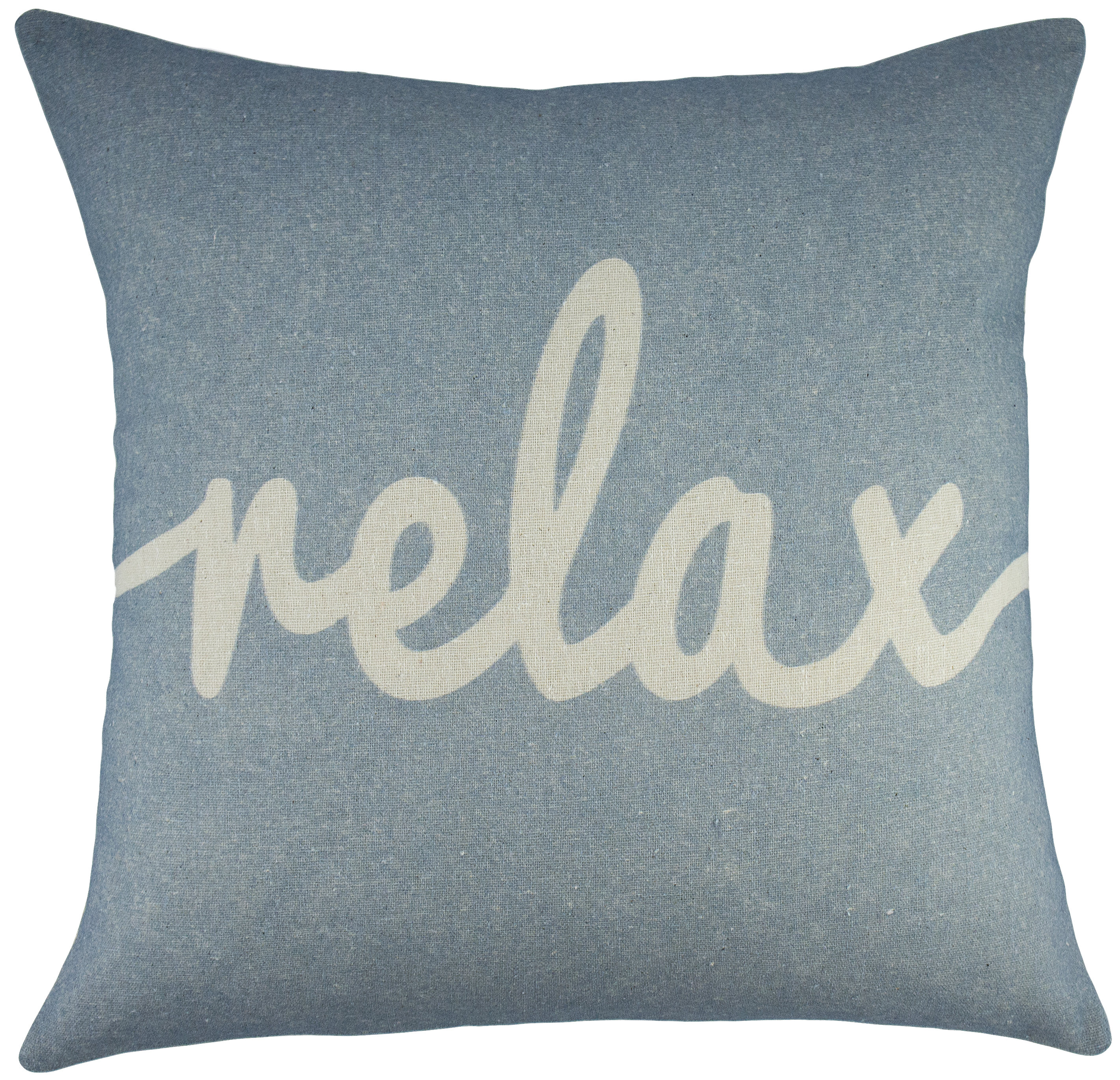 TheWatsonShop Relax Cotton Throw Pillow & Reviews | Wayfair
