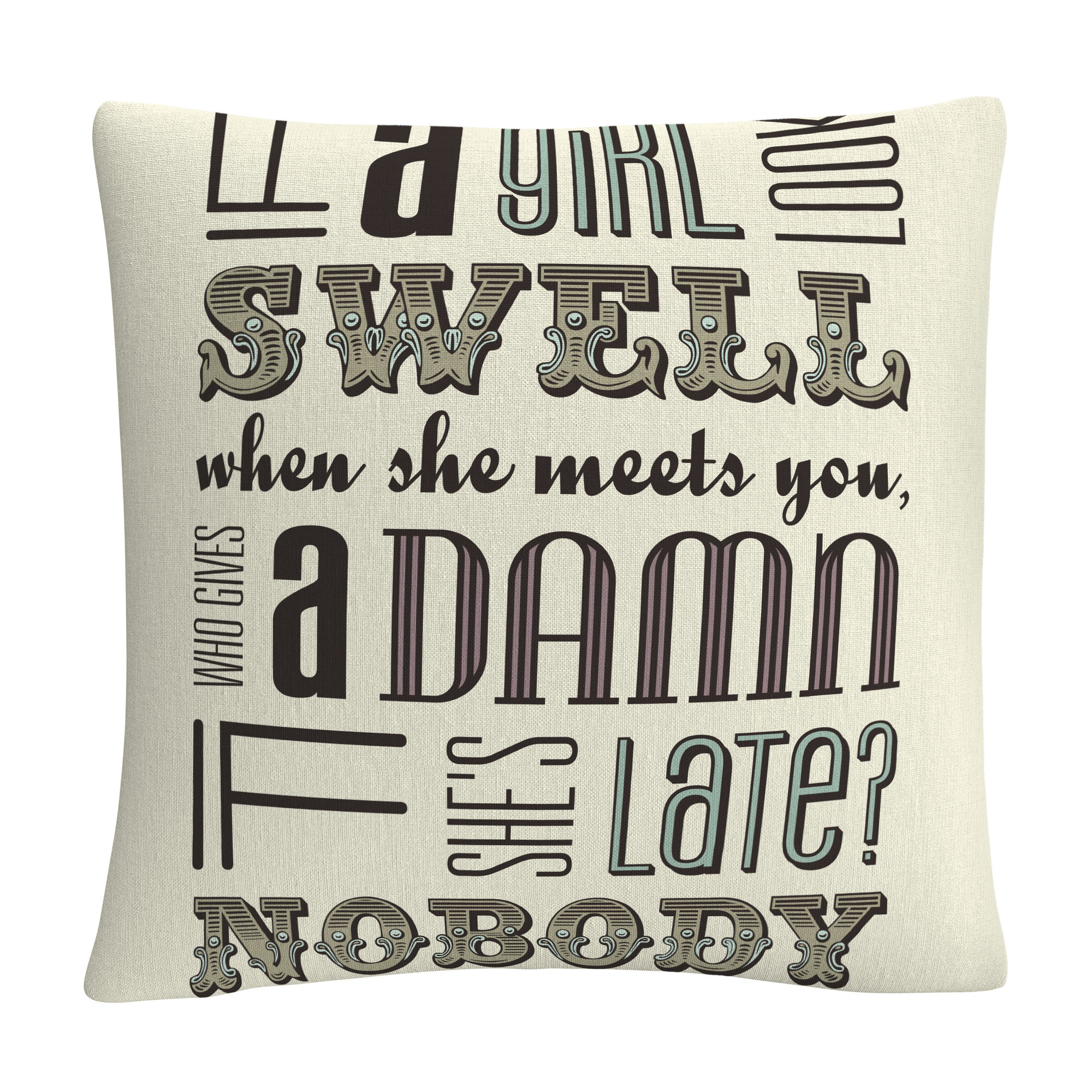Trademark Art Throw Pillow | Wayfair
