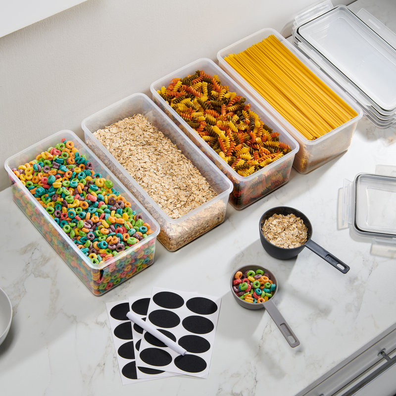 DWËLLZA KITCHEN Airtight Food Storage BPA Free Containers Set with ...