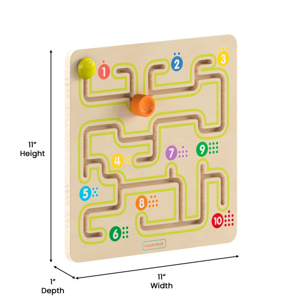 Bright Beginnings Commercial Grade STEM Sliding Maze Learning Board ...