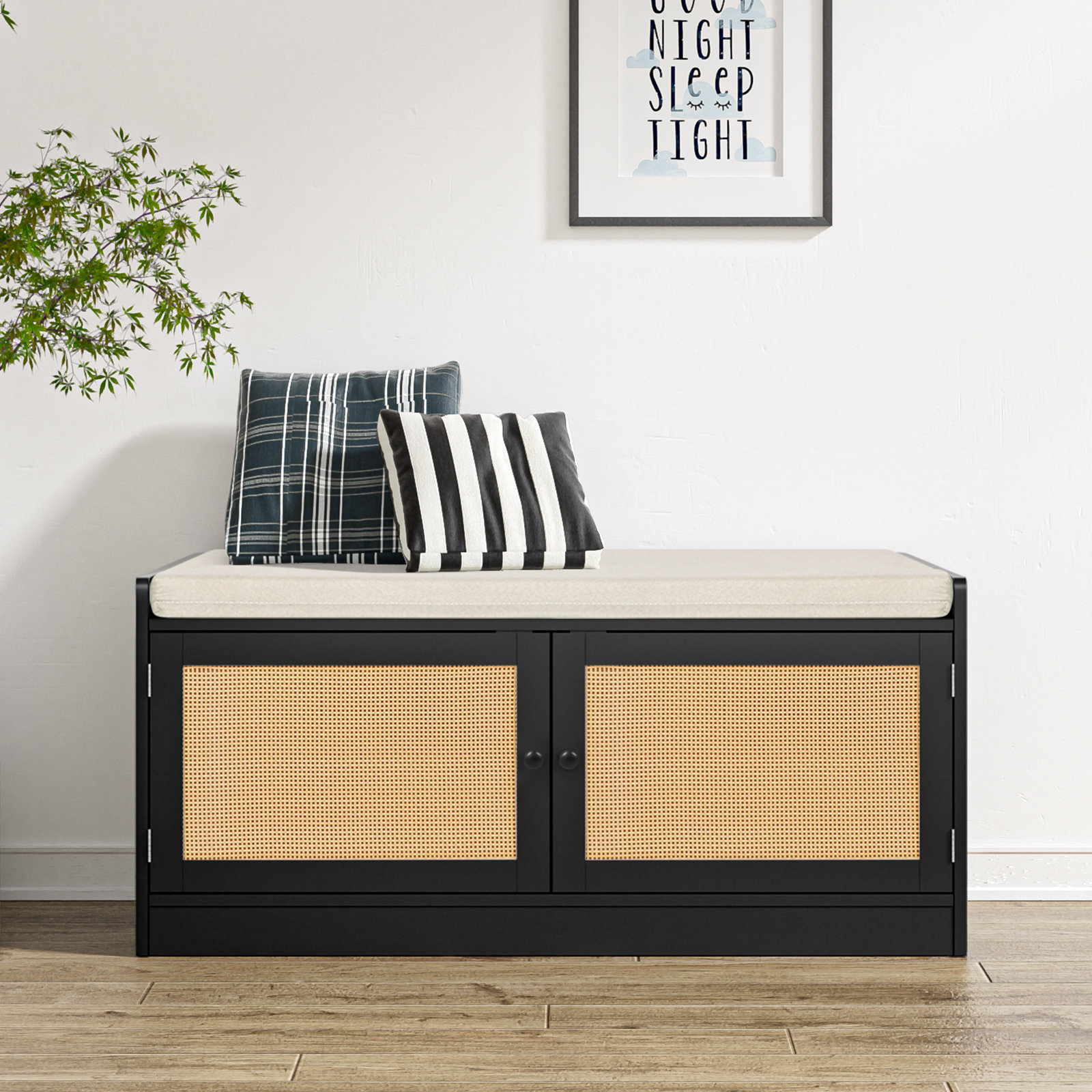 Bay Isle Home™ Courtemanche Shoe Storage Bench, Entryway Bench with ...