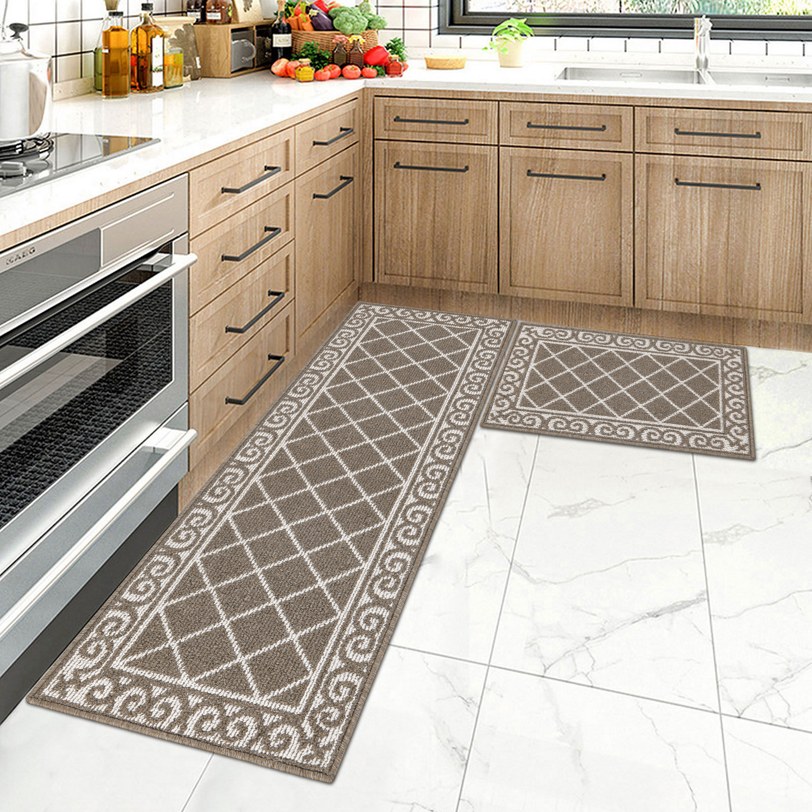 Lark Manor™ Betio Non-Skid Washable Kitchen Mat & Reviews | Wayfair