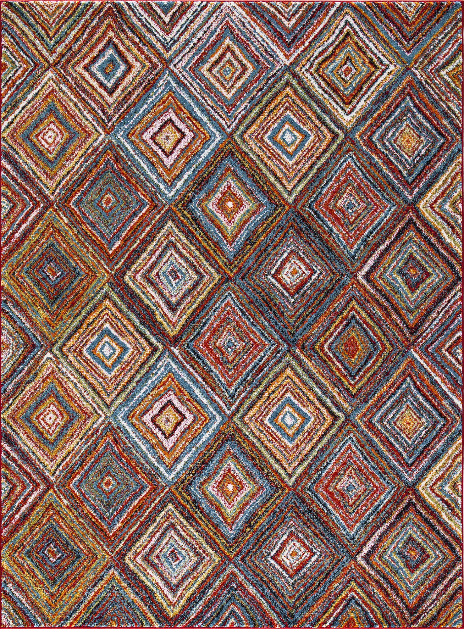 Foundry Select Sterling Multi Diamond Area Rug - Wayfair Canada