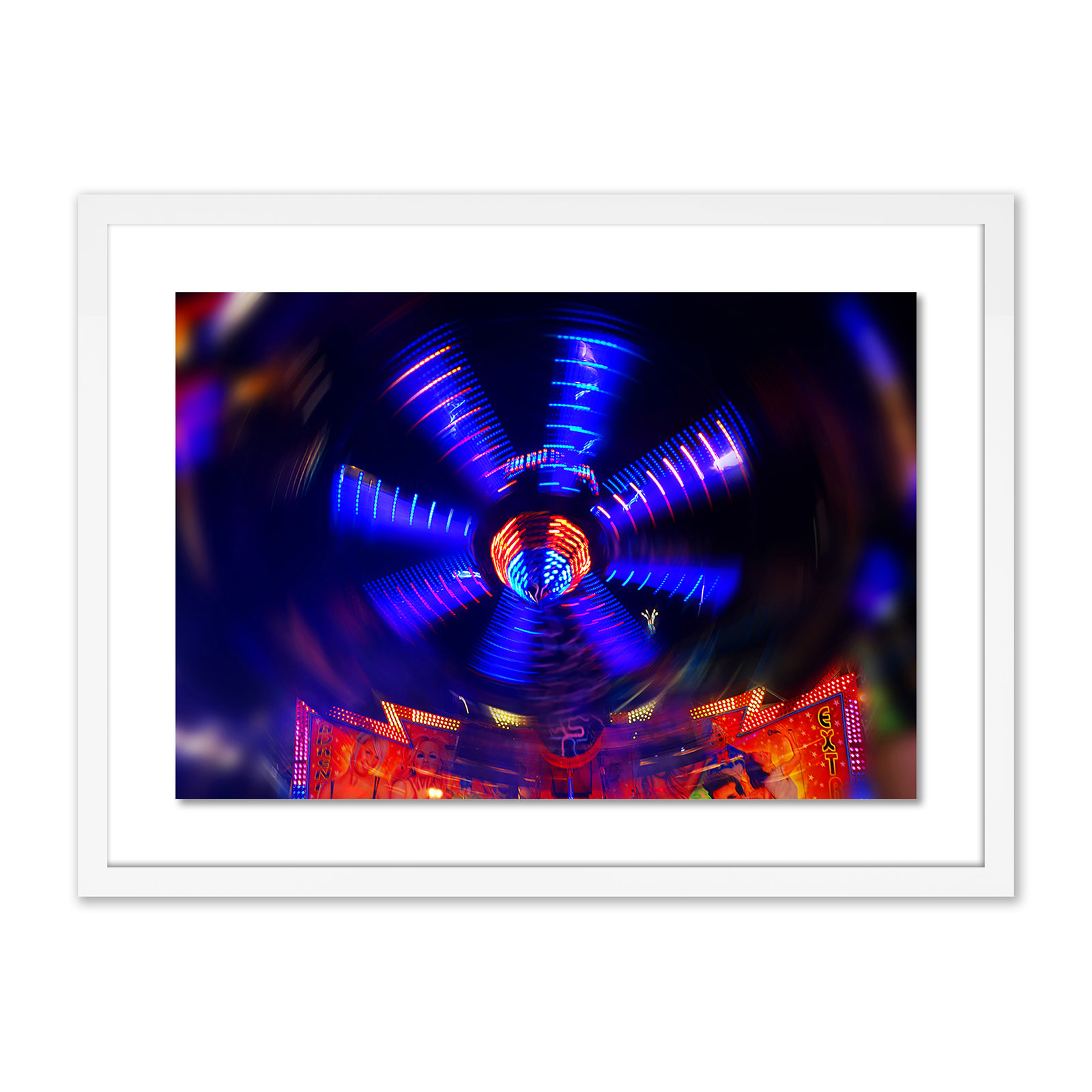 Four Hands Art Studio Blue Spinner by Jack Singh - Picture Frame ...